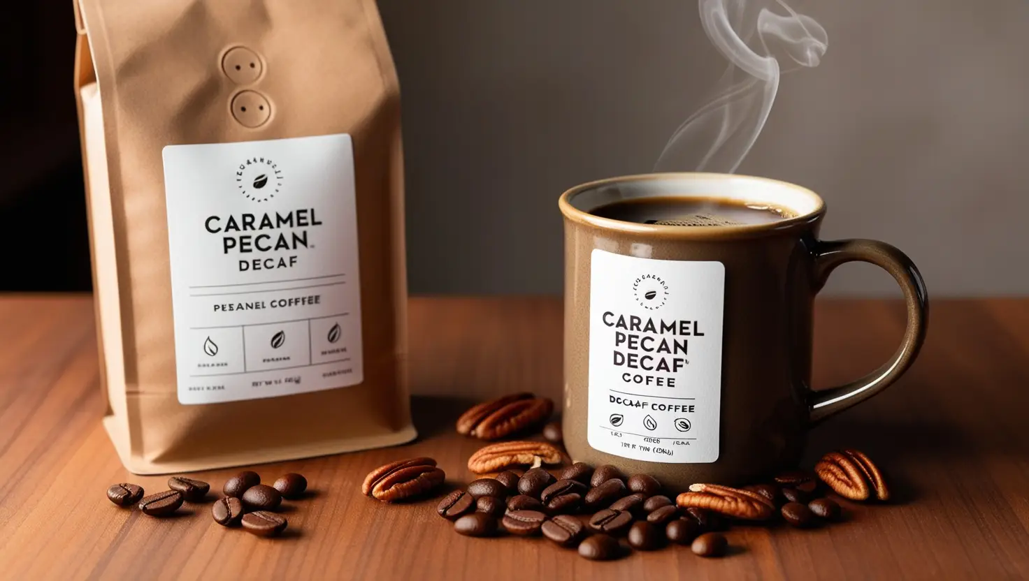 Caranel Pecan Decaf Coffee - Coffea Alchemy