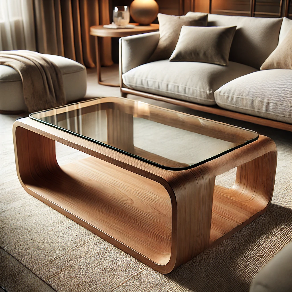 Why a Wood and Glass Coffee Table - Coffea Alchemy